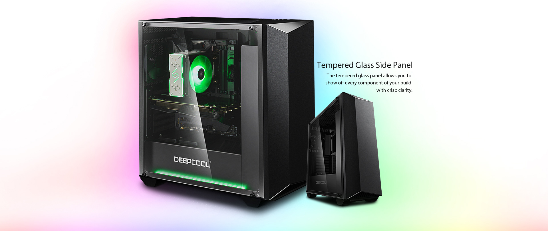 DEEPCOOL Earlkase RGB Case with Expandable RGB Lighting