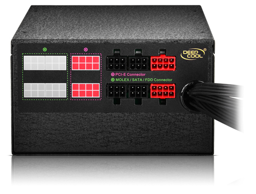 Deepcool DA500-M Aurora 500W 80+ Bronze Full Modular PSU DA500-M