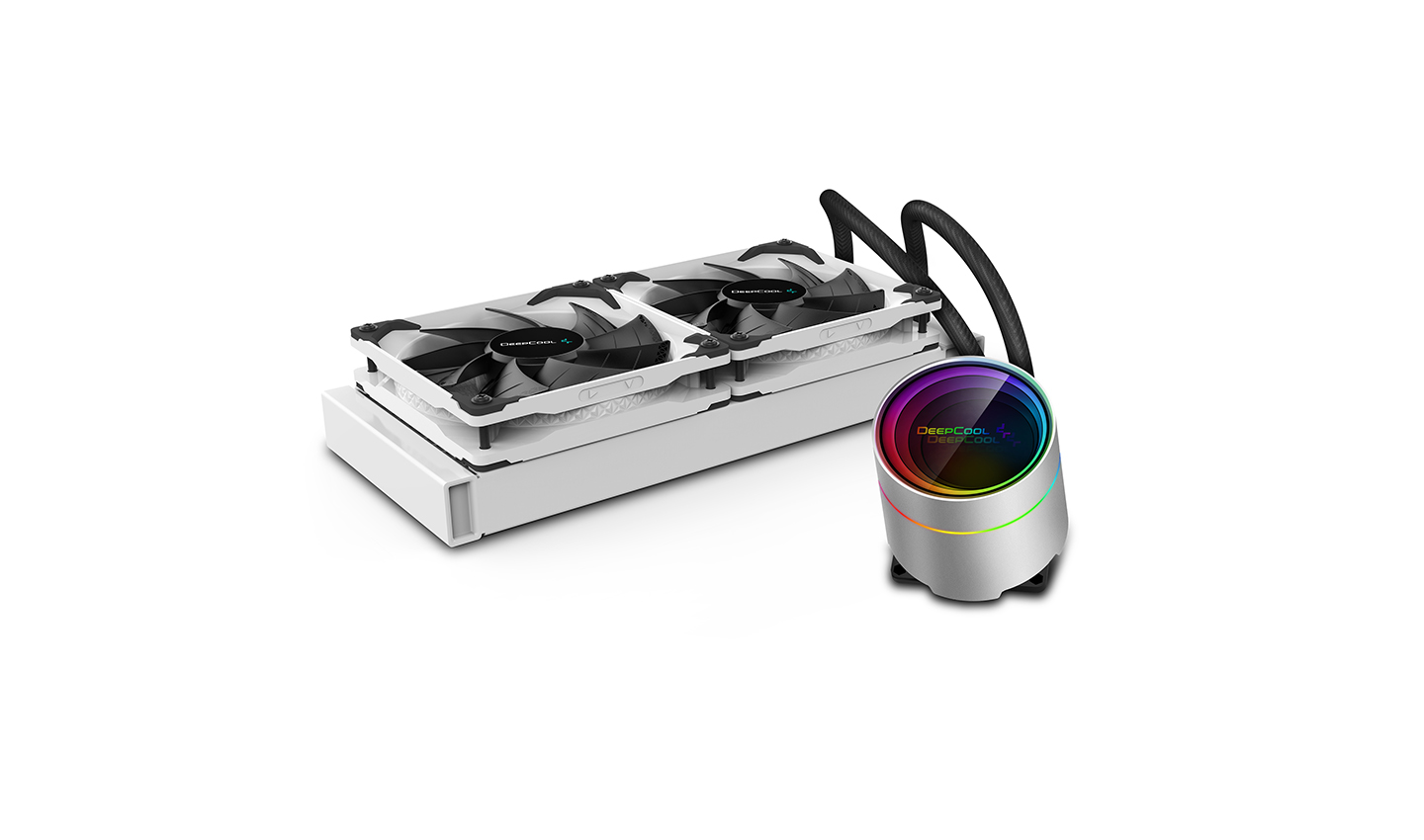 CASTLE 240EX WHITE - DeepCool